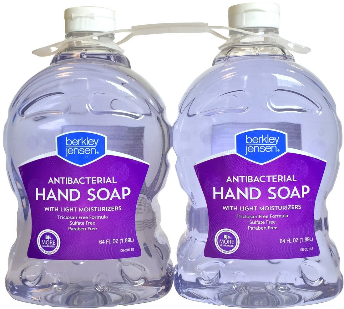 Berkley Jensen Antibacterial Hand Soap, 2 x 64 oz — Goisco.com