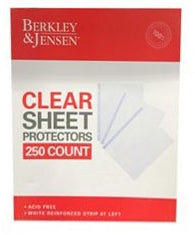 Berkley Jensen Clear Sheet Protectores, 250 ct — Goisco.com