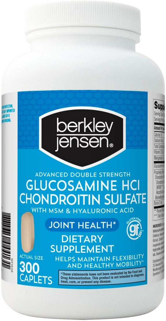 Berkley Jensen Glucosamine HCI Chondroitin Sulfate Dietary Supplement ...