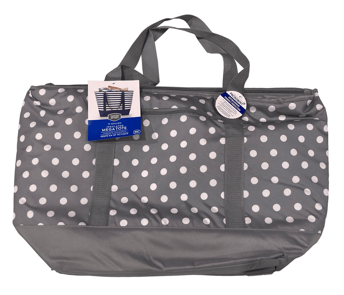 Berkley Jensen Insulated Mega Tote, Grey, 12 gal — Goisco.com