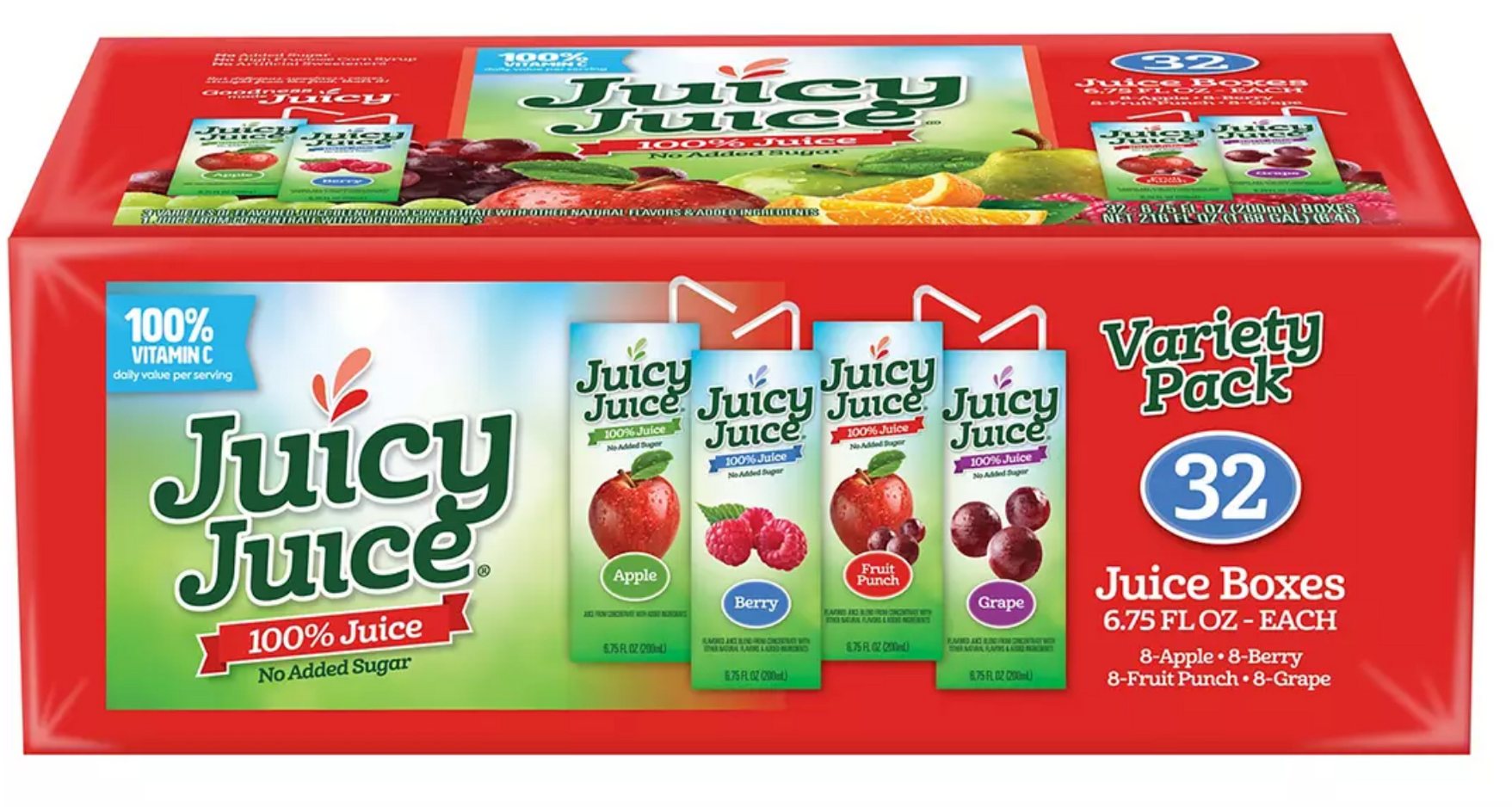 Juicy Juice, Variety Pack , 32 x 6.75 oz — Goisco.com