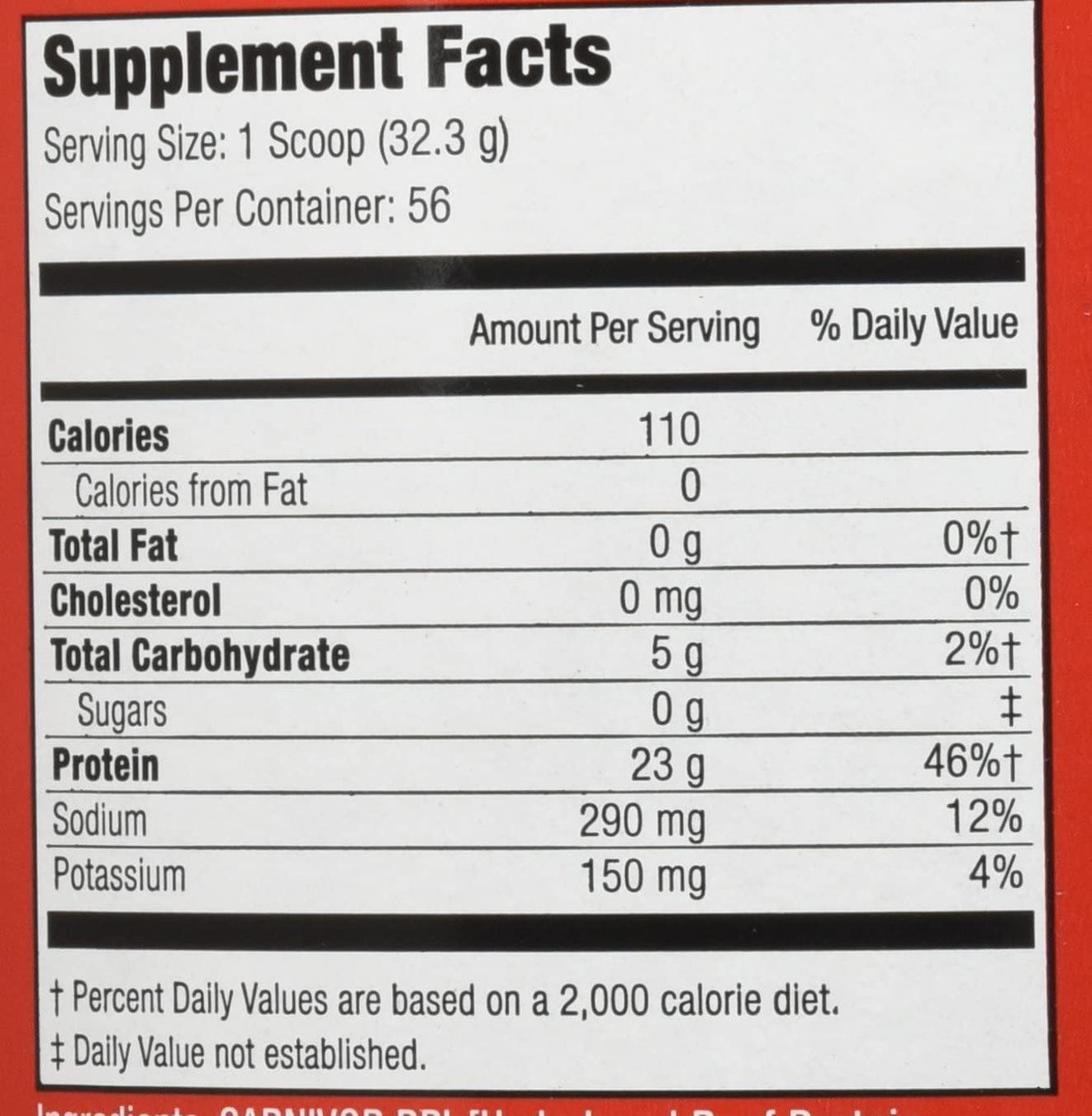 MuscleMeds Carnivor Beef Protein Isolate Protein Powder, Fruit Punch F ...