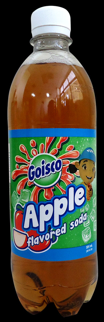 Goisco Apple Flavored Soda Bottle, 20 oz — Goisco.com