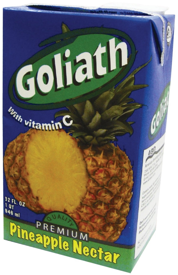 Goliath Pineapple Nectar Premium Quality Juice, 1 L — Goisco.com