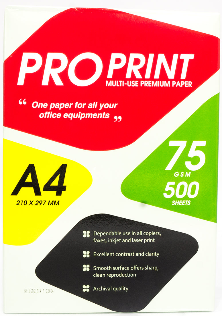 Pro Print Paper, A4 Format, 500 ct — Goisco.com
