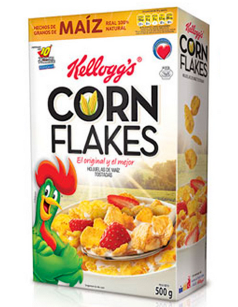 Kellogg's Corn Flakes, The Original, 500 gr — Goisco.com