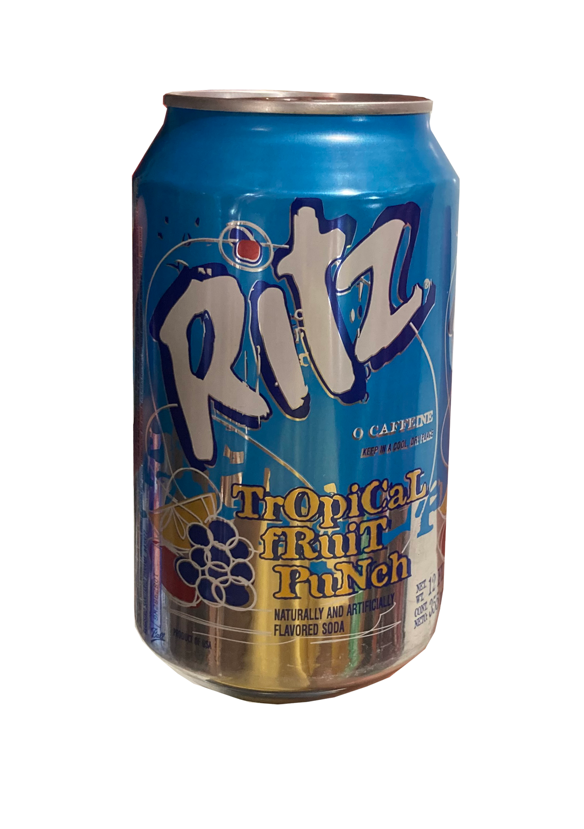 Ritz Tropical Fruit Punch Soda Can, 12 oz — Goisco.com