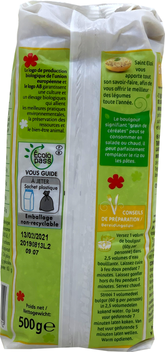 Saint Eloi Bio Bulgur, 500 g — Goisco.com