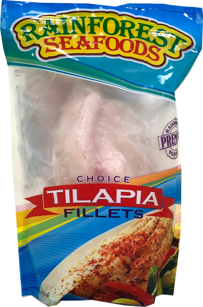 Rainforest Seafoods Tilapia Fillets, 1 lbs — Goisco.com