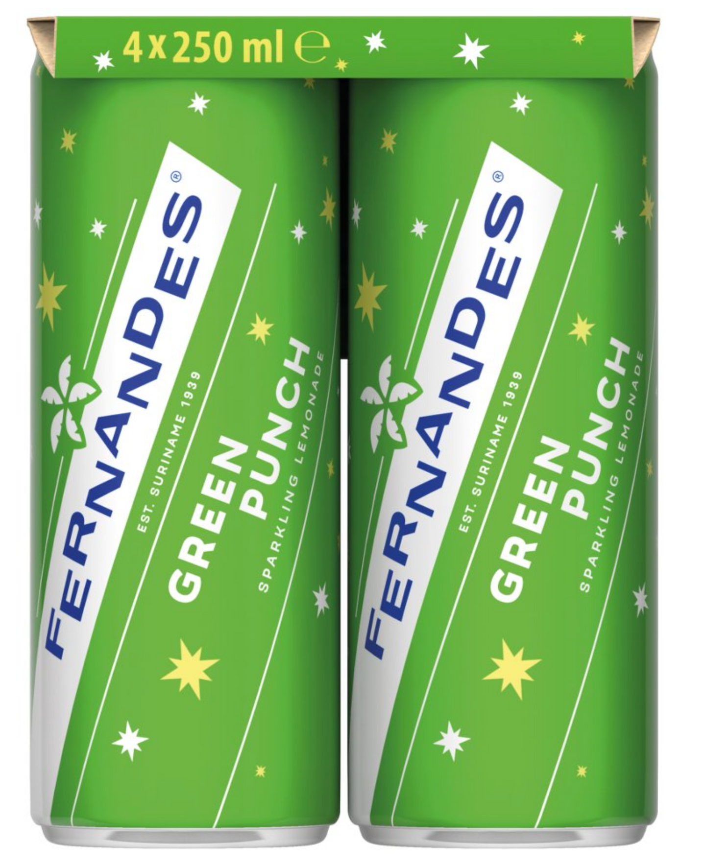 Fernandes Green Punch Soda, 4-Pack , 4 x 25 cl — Goisco.com