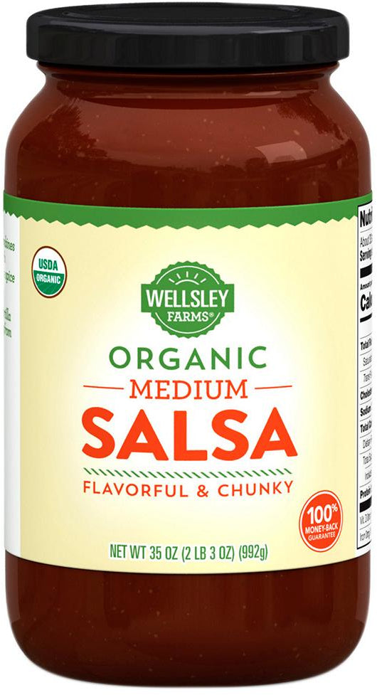 Wellsley Farms Organic Medium Salsa, 35 oz — Goisco.com