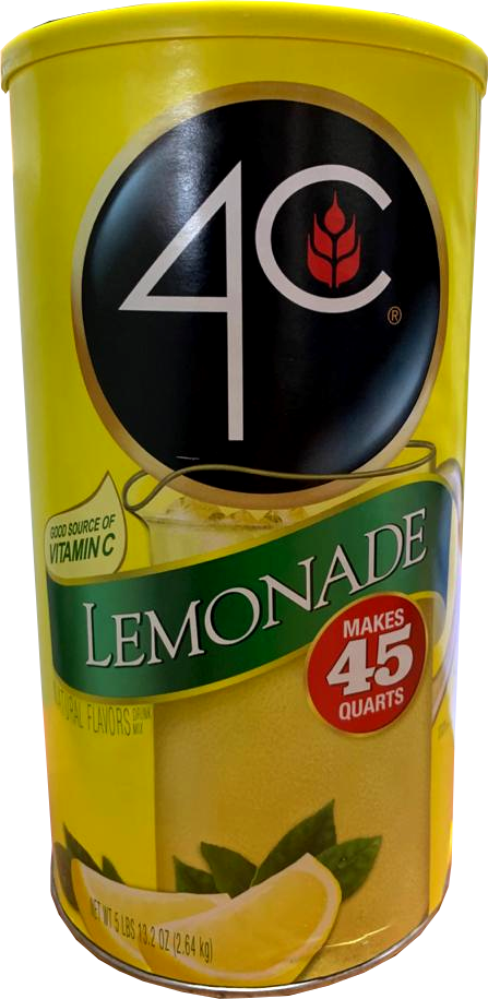 4C Lemonade Mix, 45 Quarts, 93.2 oz — Goisco.com